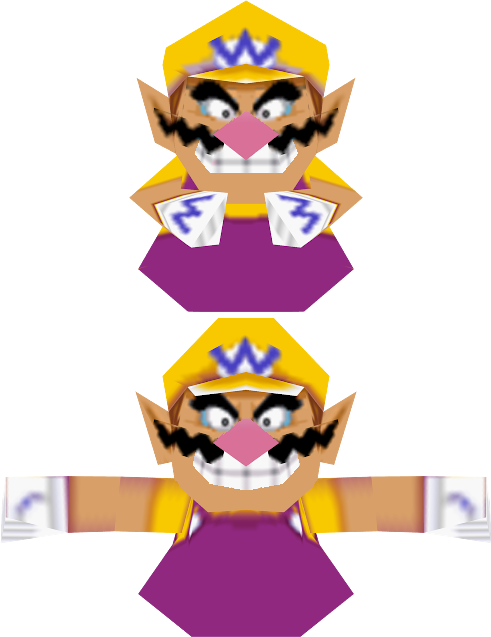 File:MKDSWarioModel.png - Super Mario Wiki, the Mario encyclopedia