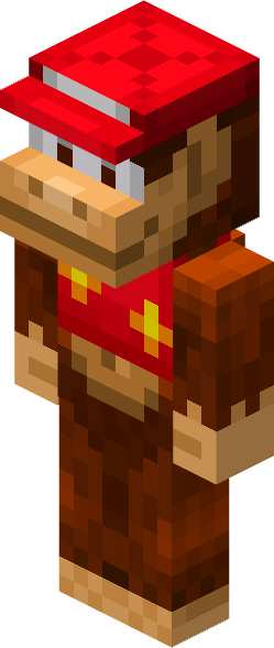 File:Minecraft Mario Mash-Up Diddy Kong.png - Super Mario Wiki, the ...