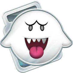 File:DMW-BooNormalMedal.png - Super Mario Wiki, the Mario encyclopedia