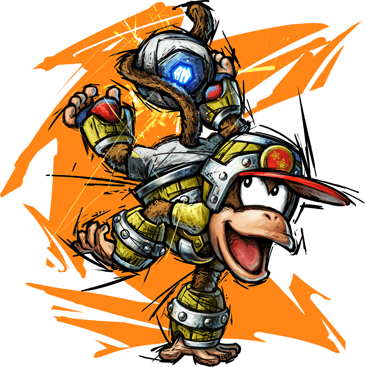 File:MSBL Diddy Kong artwork.png - Super Mario Wiki, the Mario encyclopedia