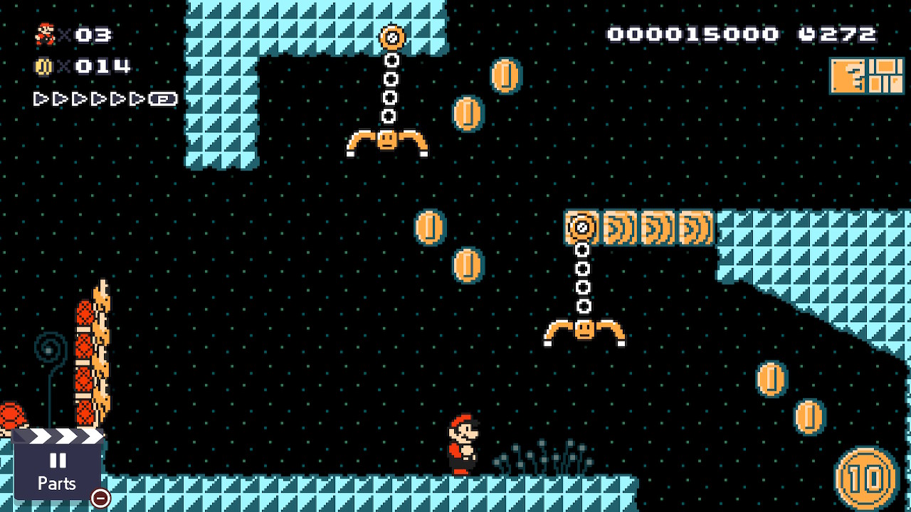 File:SMM2 Swinging Claw Ropes Course.jpg - Super Mario Wiki, the Mario ...