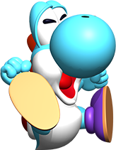 File:YS Artwork Light-Blue Yoshi.png - Super Mario Wiki, the Mario encyclopedia