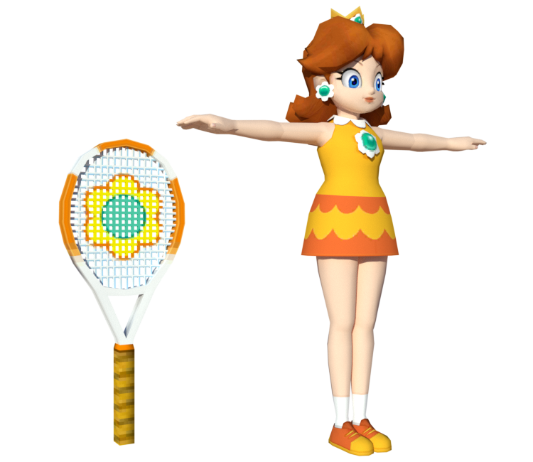 File:DaisyTennisOpenModel.png - Super Mario Wiki, the Mario encyclopedia