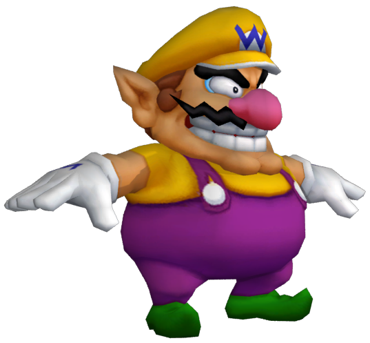 File:MSM Wario Render.png - Super Mario Wiki, the Mario encyclopedia