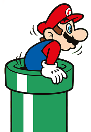 File:Mario in a pipe.png - Super Mario Wiki, the Mario encyclopedia