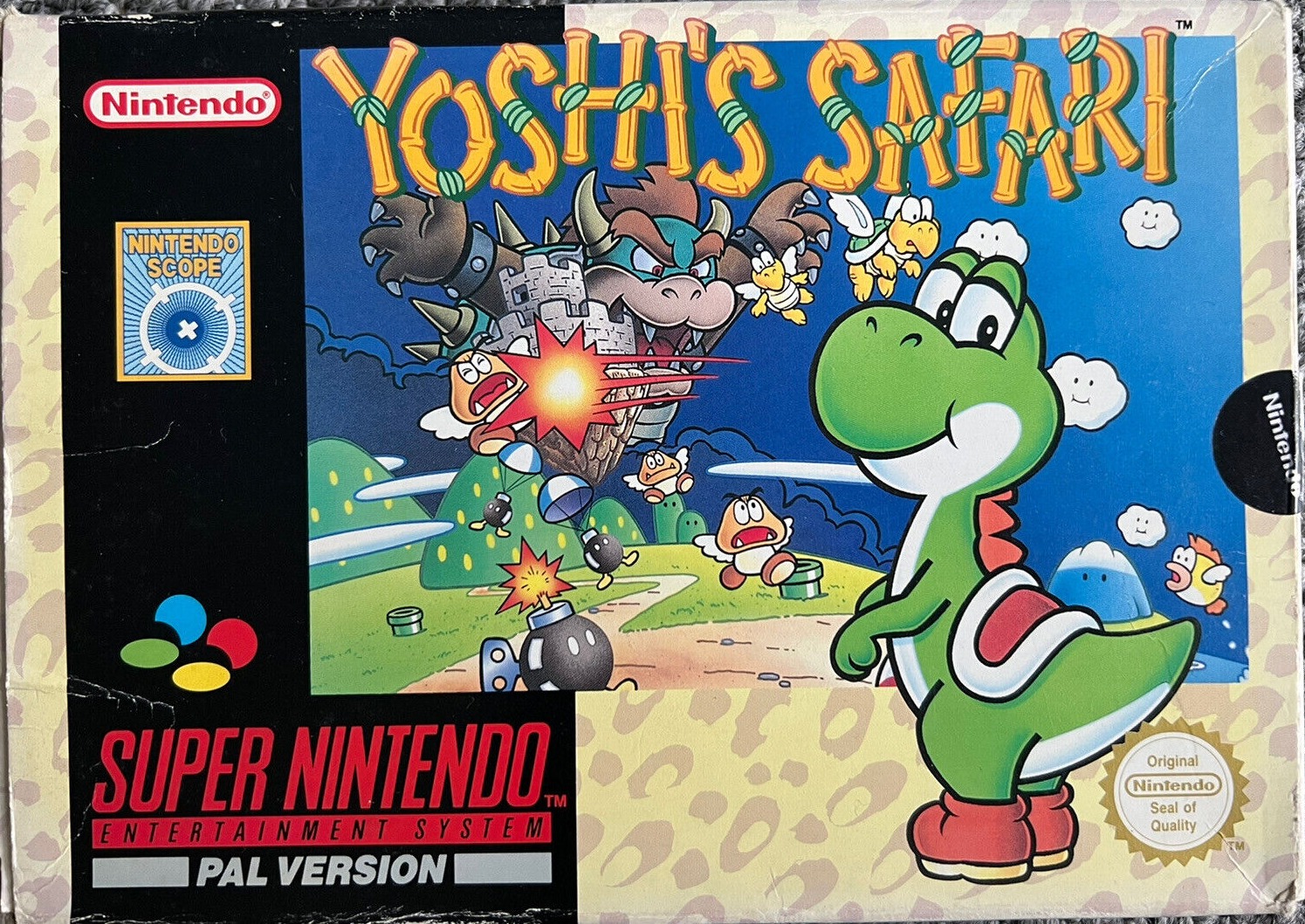 File:Yoshi's Safari Box UK.jpg - Super Mario Wiki, the Mario encyclopedia