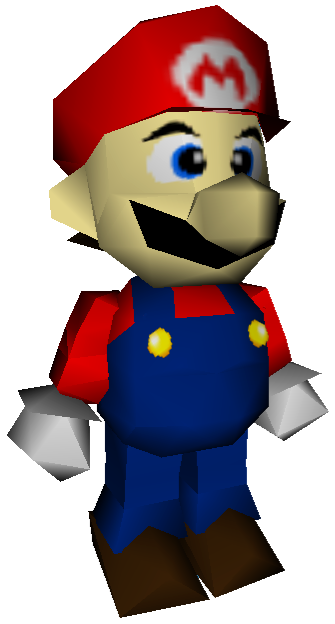 File:MarioTennis64MarioModel.png - Super Mario Wiki, the Mario encyclopedia