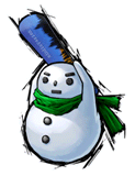 File:Snowman Sticker.png - Super Mario Wiki, the Mario encyclopedia
