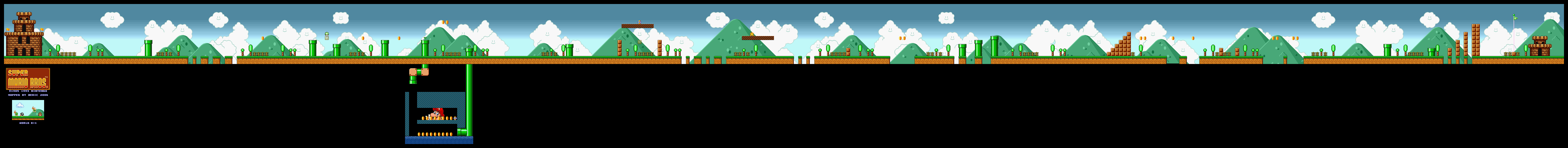 File:SMAS SMB World 8-1 Map.png - Super Mario Wiki, the Mario encyclopedia