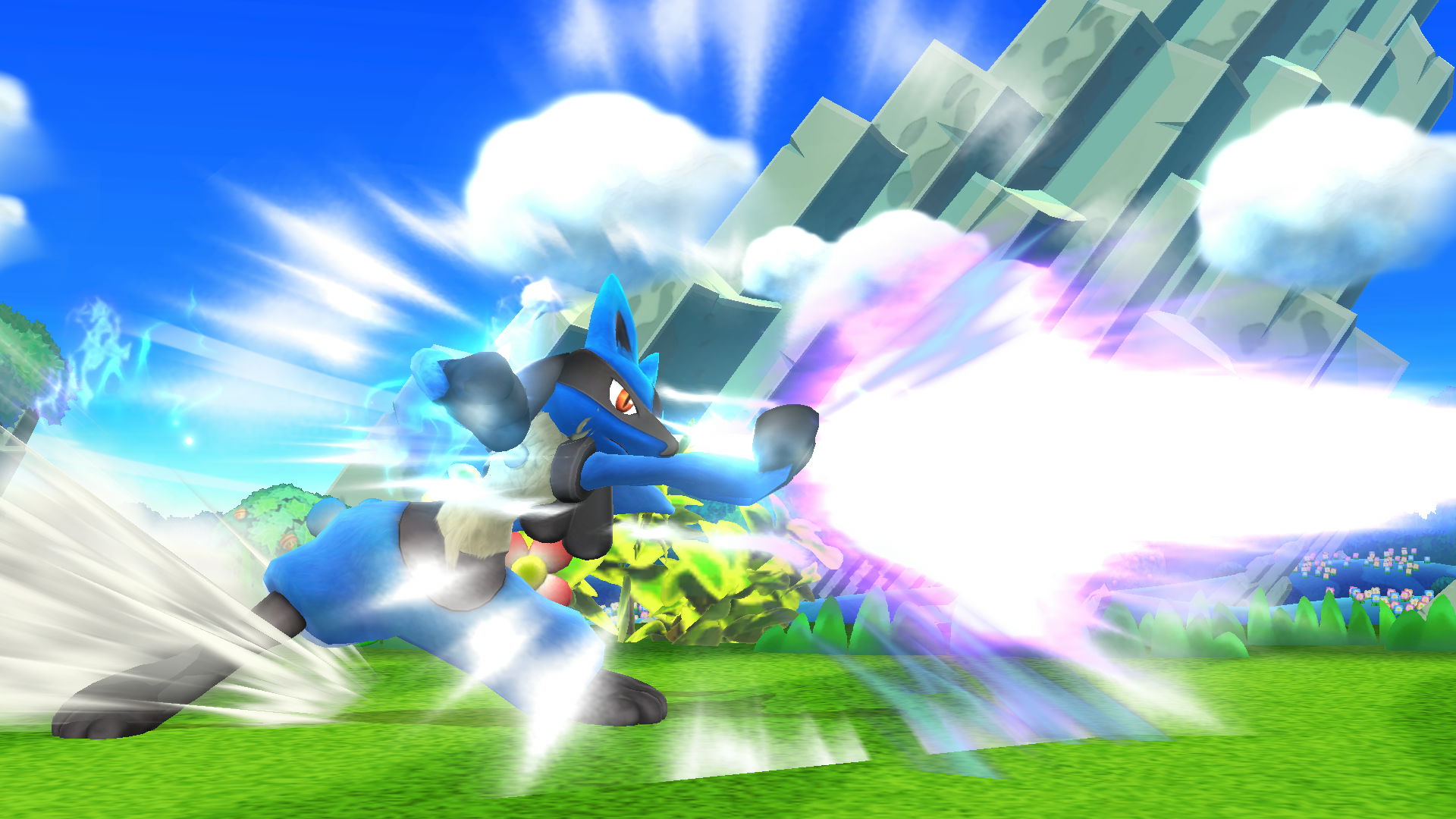 File:Lucario Force Palm Wii U.jpg - Super Mario Wiki, the Mario ...