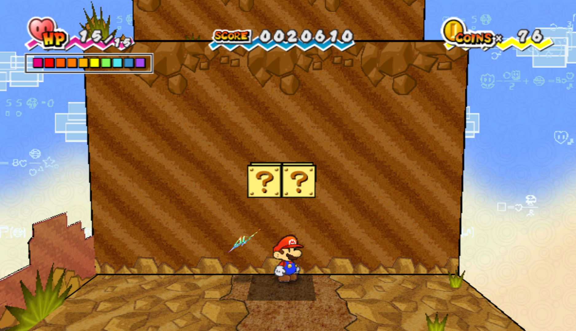 File:Mount Lineland Blocks 6-9.png - Super Mario Wiki, the Mario ...
