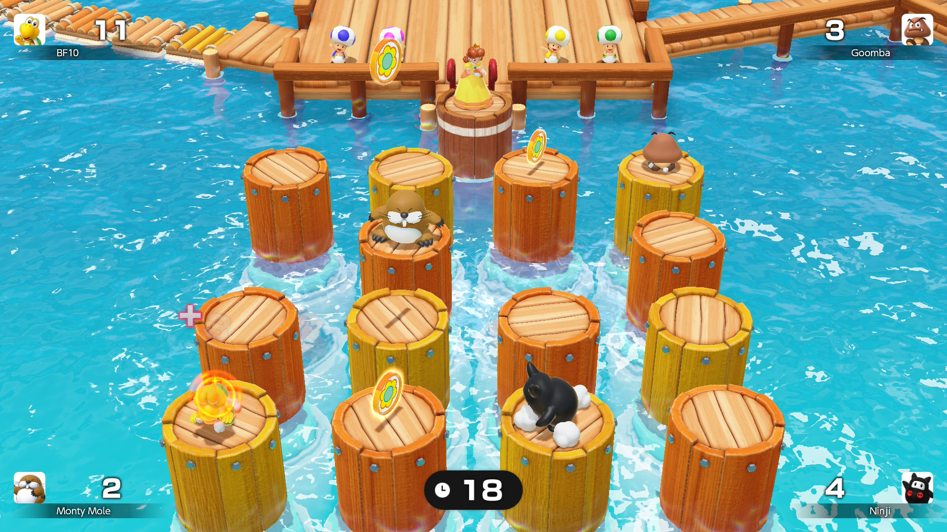 File:SMPJ water platforms minigame.png - Super Mario Wiki, the Mario ...