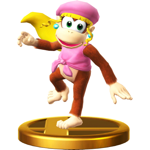 File:DixieKongTrophyWiiU.png - Super Mario Wiki, the Mario encyclopedia