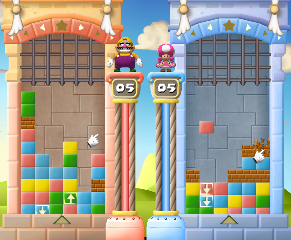File:MP6 BlockStar twoplayer.png - Super Mario Wiki, the Mario encyclopedia