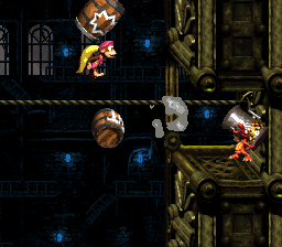 File:Blazing Bazukas DKC3 Dixie over TNT Barrel.png - Super Mario Wiki ...