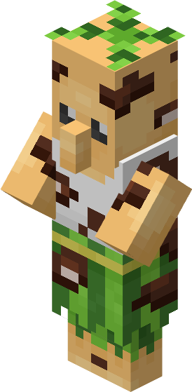 File:Minecraft Mario Mash-Up Jungle Nitwit Villager Render.png - Super ...