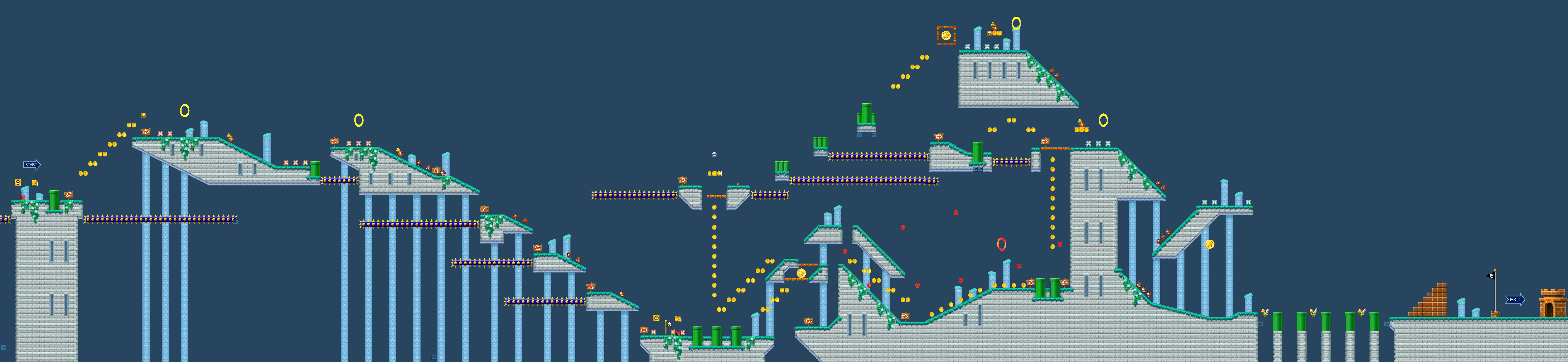 File:NSMB2 map 53.png - Super Mario Wiki, the Mario encyclopedia