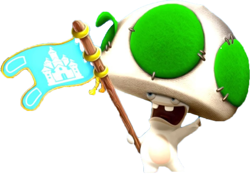 File:Rabbid Challenger Green MRKB.png - Super Mario Wiki, the Mario ...