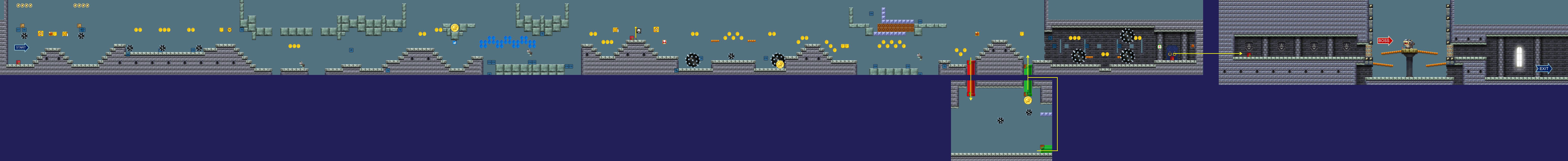 File:NSMB2 map 4CAST.png - Super Mario Wiki, the Mario encyclopedia