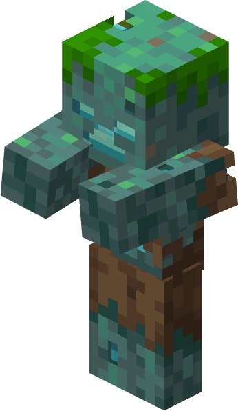 File:Minecraft Drowned.png - Super Mario Wiki, the Mario encyclopedia