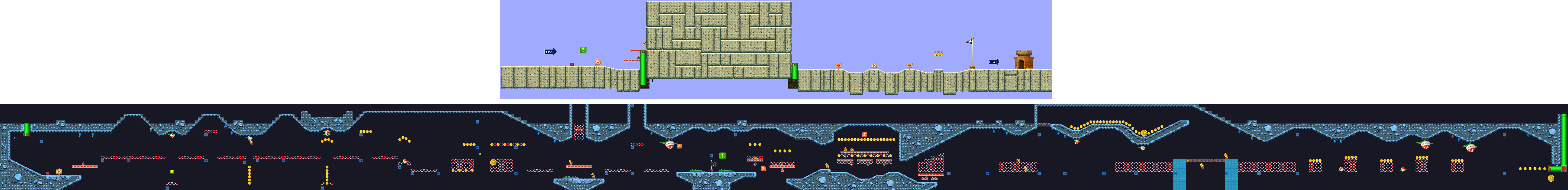 File:NSMBU Shifting-Floor Cave Map.png - Super Mario Wiki, the Mario ...
