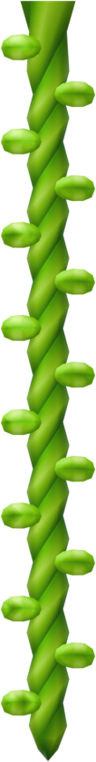 File:NSMBW Asset Model Vine.png - Super Mario Wiki, the Mario encyclopedia