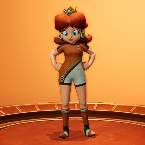 File:Daisy (No Gear) - Mario Strikers Battle League.png - Super Mario ...