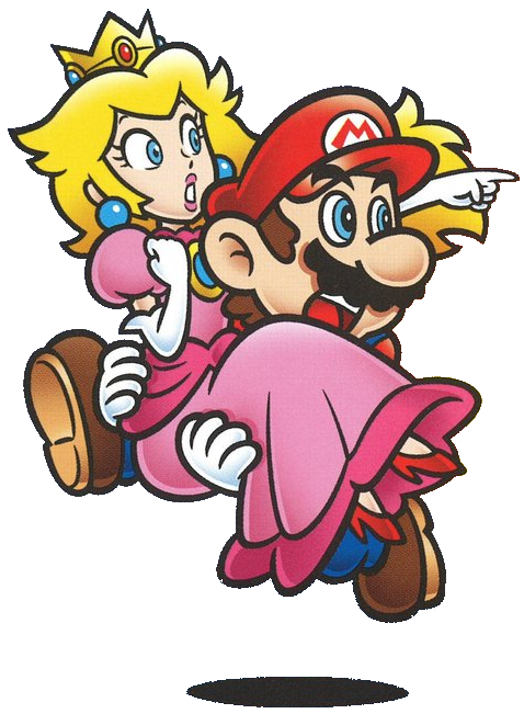 File:Mario & Peach.png - Super Mario Wiki, the Mario encyclopedia