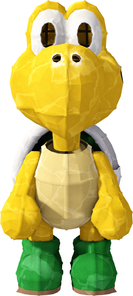 File:PMTOK PaperMachoKoopaTroopa Render.png - Super Mario Wiki, the Mario encyclopedia