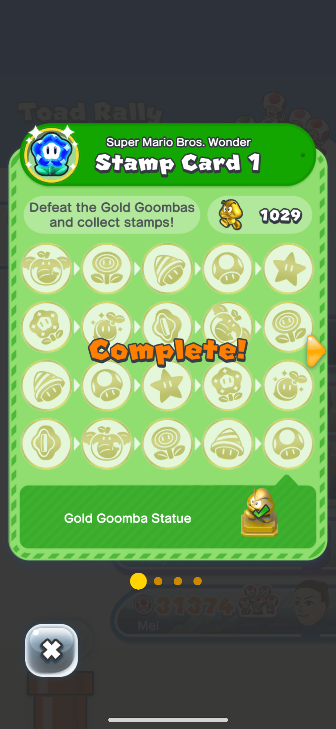 File:SuperMarioRun StampCard.png - Super Mario Wiki, the Mario encyclopedia