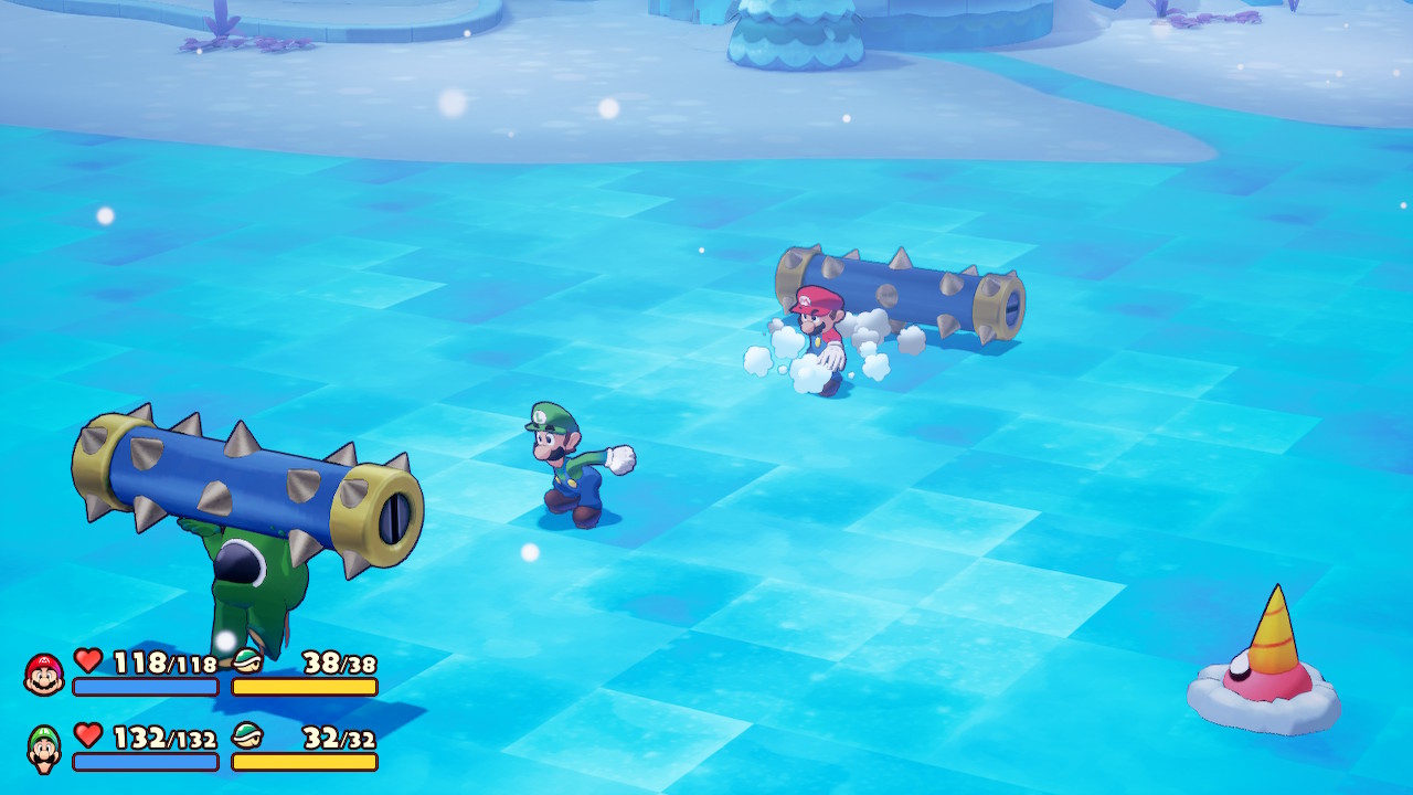 File:M&LB Spiked roller.jpg - Super Mario Wiki, the Mario encyclopedia