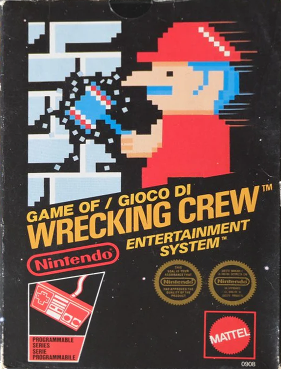 File:Wrecking Crew Italian cover.png - Super Mario Wiki, the Mario ...