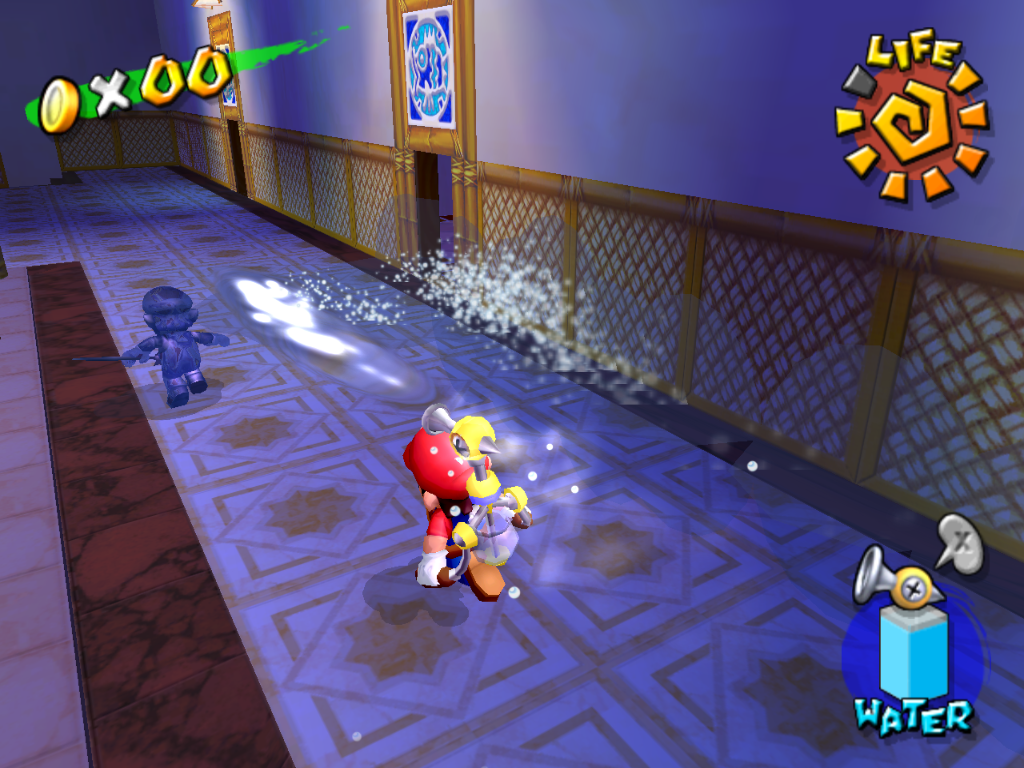 Shadow Mario Checks In - Super Mario Wiki, the Mario encyclopedia