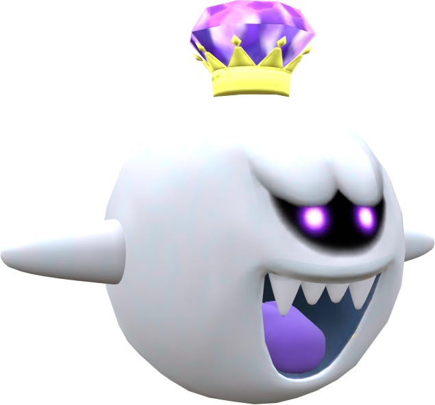 File:MKTLuigisMansionKingBooModel.png - Super Mario Wiki, the Mario ...