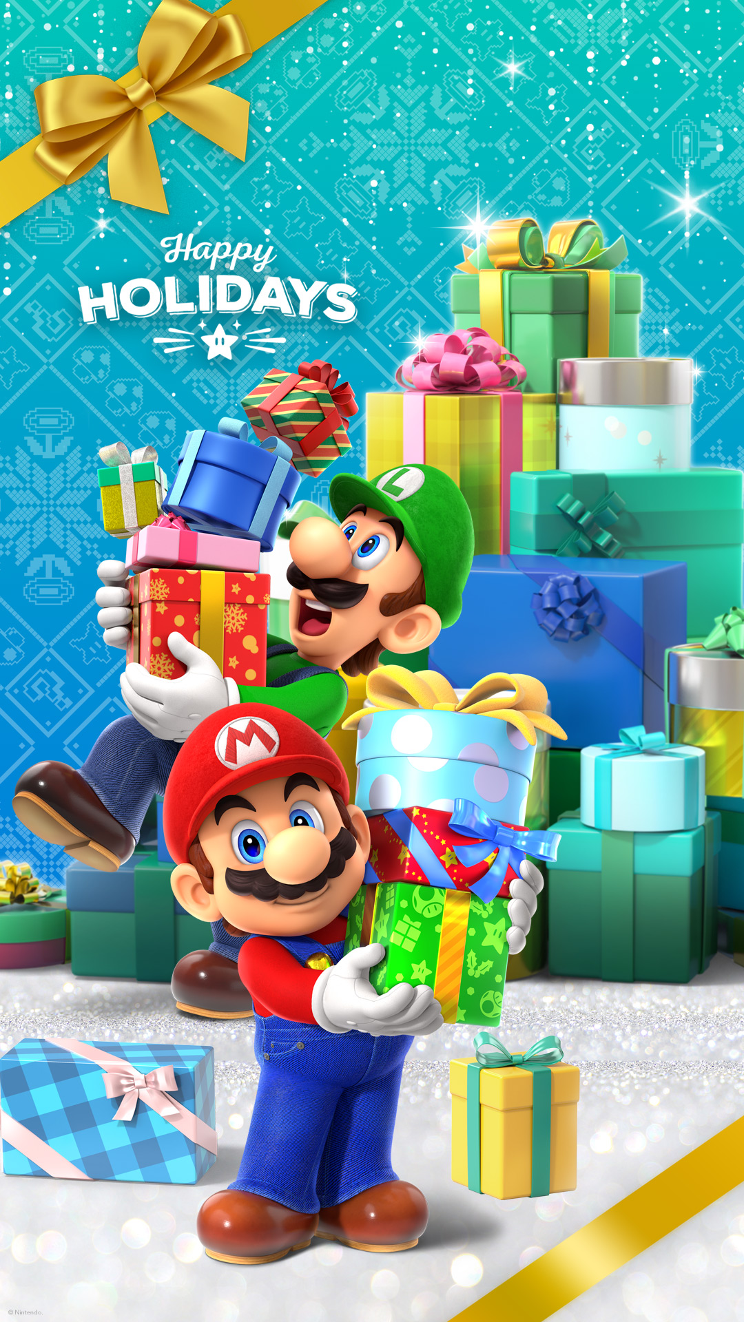 File:My Nintendo Happy Holidays 2022 wallpaper desktop.jpg - Super ...