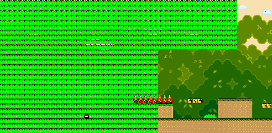 File:SMWGlitchyBG.png - Super Mario Wiki, the Mario encyclopedia