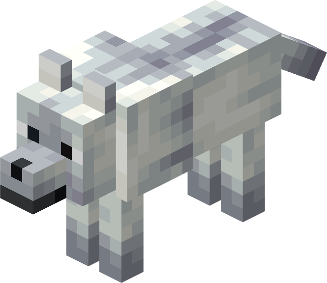 File:Minecraft Wolf Snowy.png - Super Mario Wiki, the Mario encyclopedia