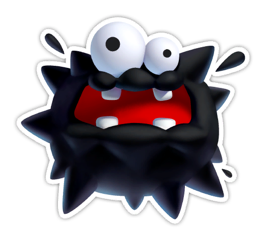 File:Fuzzy Jamboree Sticker.png - Super Mario Wiki, the Mario encyclopedia