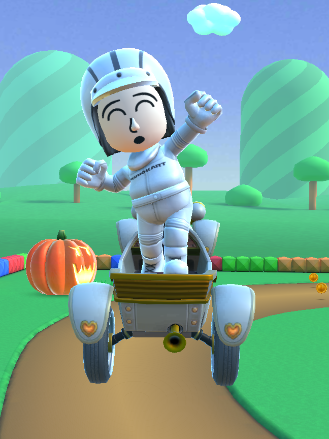 File:MKT White Mii Racing Suit Trick2.png - Super Mario Wiki, the Mario ...