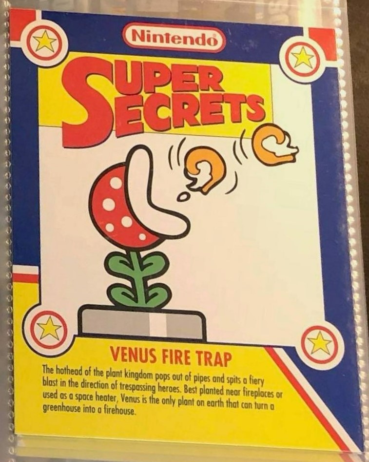 File:Pepsi NSS cards Venus Fire Trap.jpg - Super Mario Wiki, the Mario ...