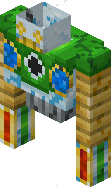 File:Minecraft Mario Mash-Up Iron Golem Cracked Low Render.png - Super ...