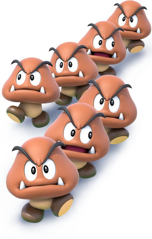 File:Goombas - MarioPartyStarRush.png - Super Mario Wiki, the Mario ...