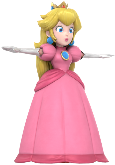 File:LM3 Peach Model.png - Super Mario Wiki, the Mario encyclopedia
