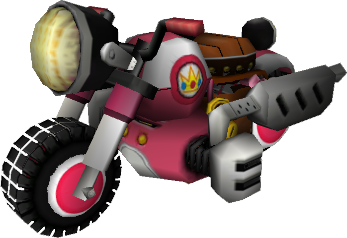 File:Bit Bike (Baby Peach) Model.png - Super Mario Wiki, the Mario encyclopedia