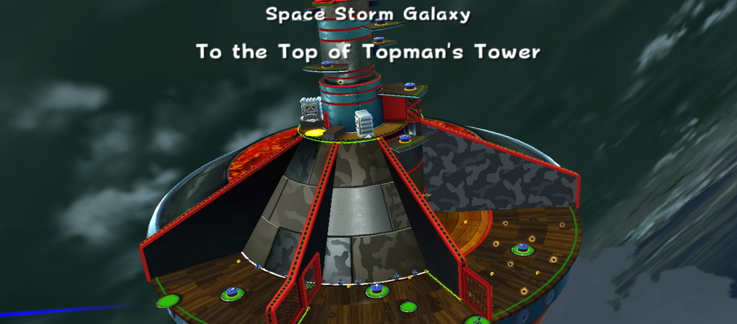 File:SMG2 Space Storm Topmans Tower Overview.png - Super Mario Wiki ...