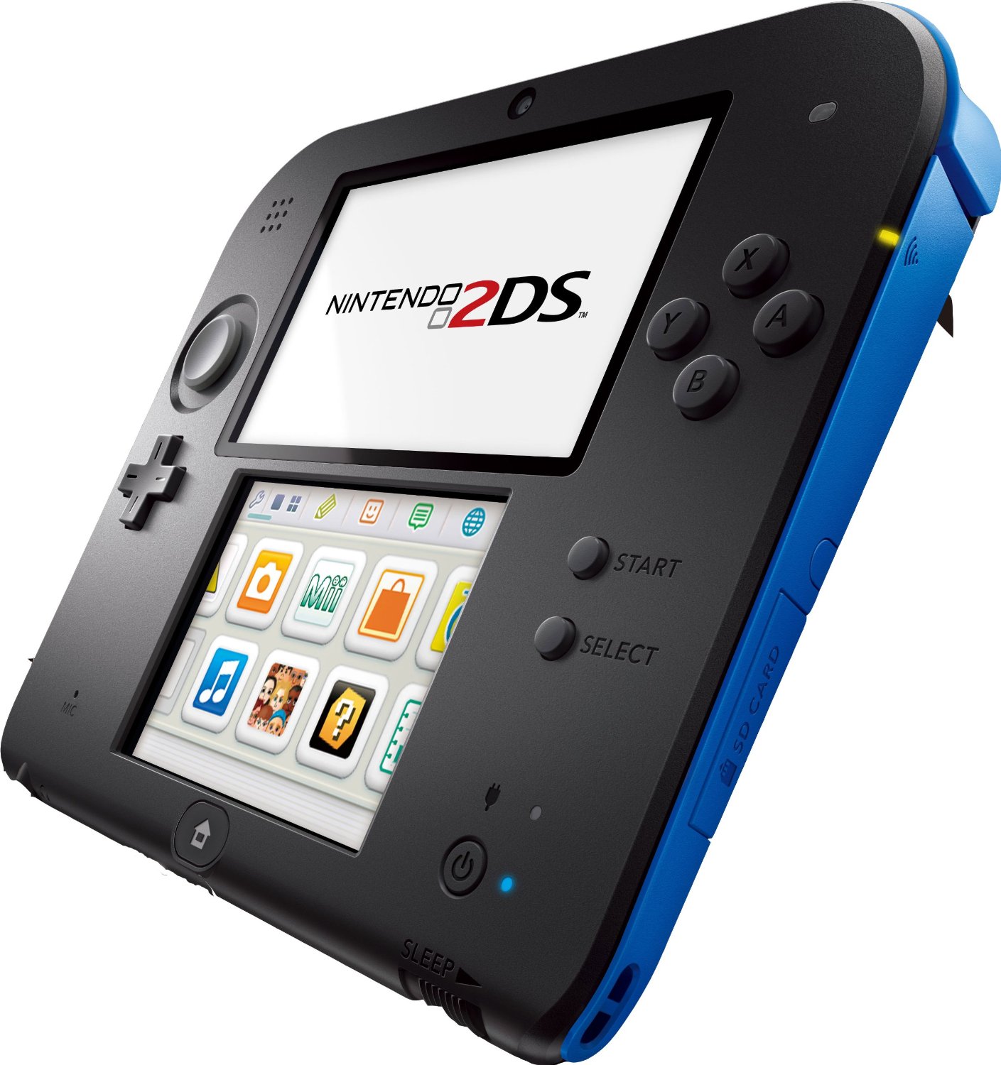 File:Nintendo 2DS Blue Sideways.jpg - Super Mario Wiki, the Mario ...