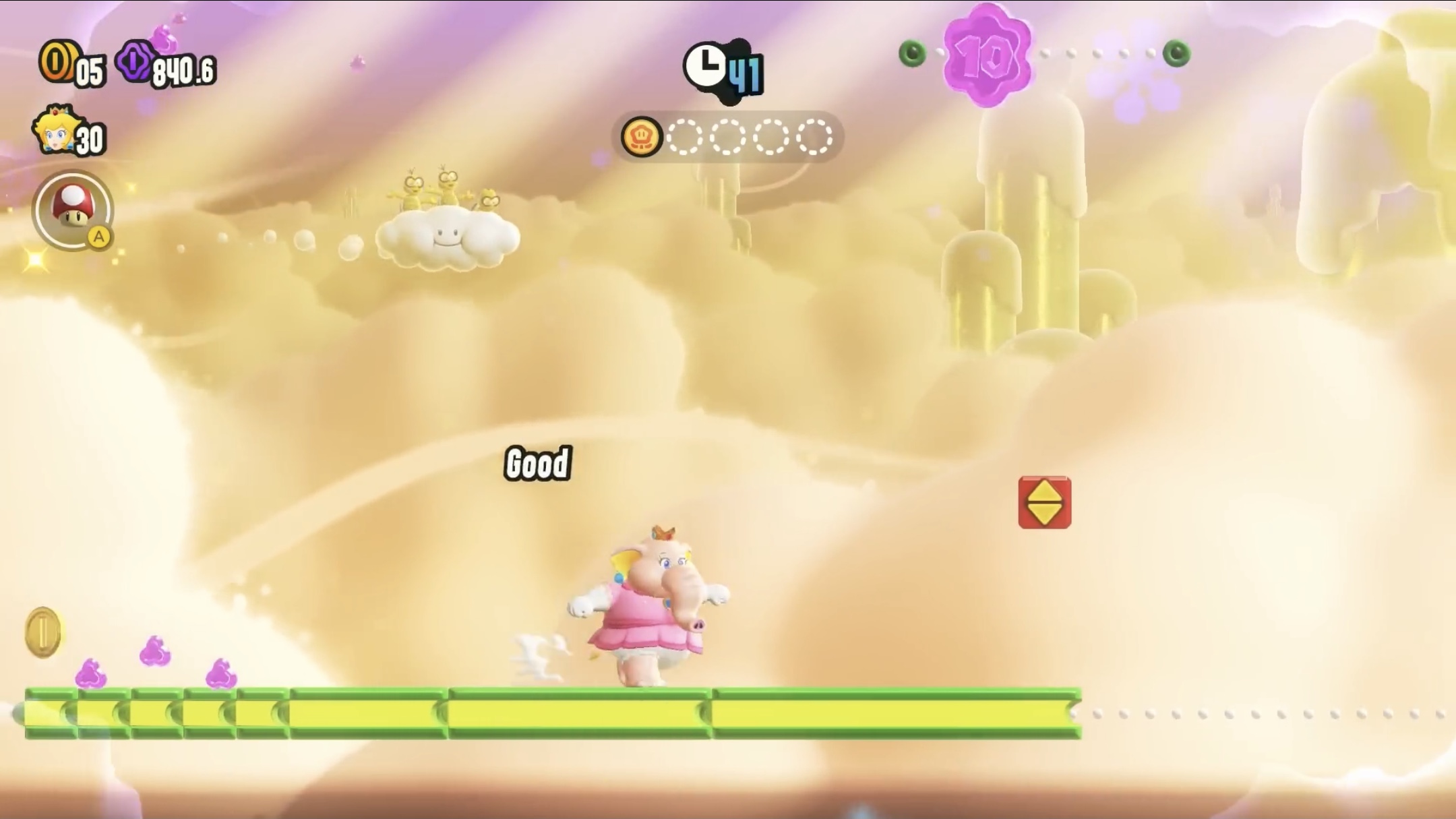 File:SMBW Cruising with Linking Lifts third 10-flower coin.jpg - Super ...