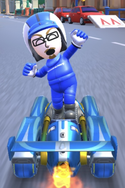 File:MKT Blue Mii Racing Suit Trick2.png - Super Mario Wiki, the Mario ...