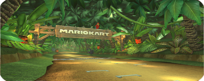File:MK8 3DS DK Jungle Starting Line.png - Super Mario Wiki, the Mario ...