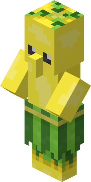 File:Minecraft Mario Mash-Up Nitwit Villager Render.png - Super Mario ...